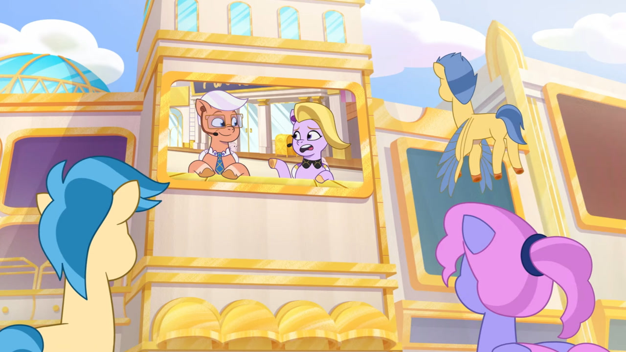 #3069437 - safe, screencap, dazzle feather, lemon gear, nightracer ...