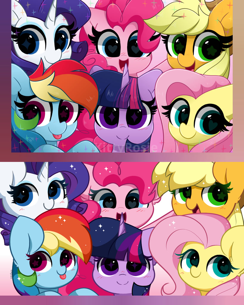 #3069520 - source needed, useless source url, safe, artist:kittyrosie, edit, applejack ...