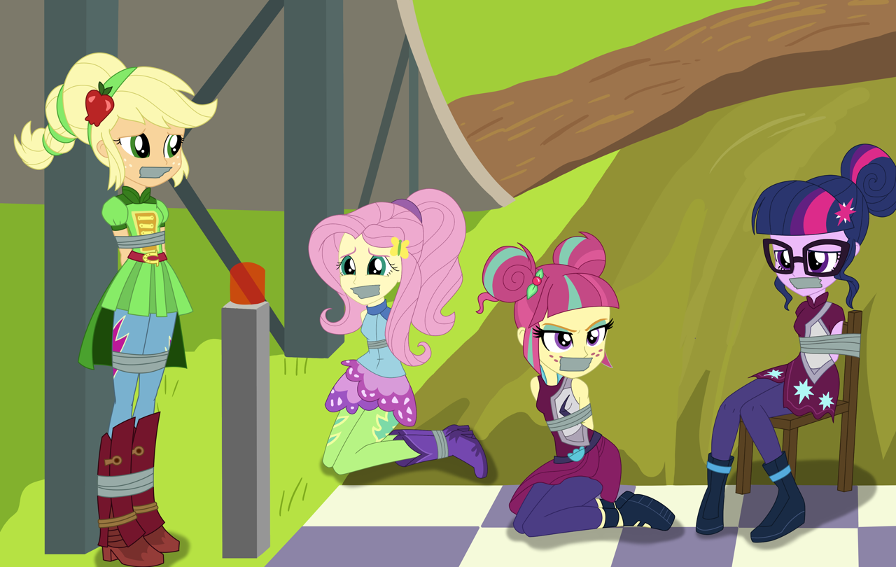 #3069806 - safe, artist:nie-martw-sie-o-mnie, applejack, fluttershy ...