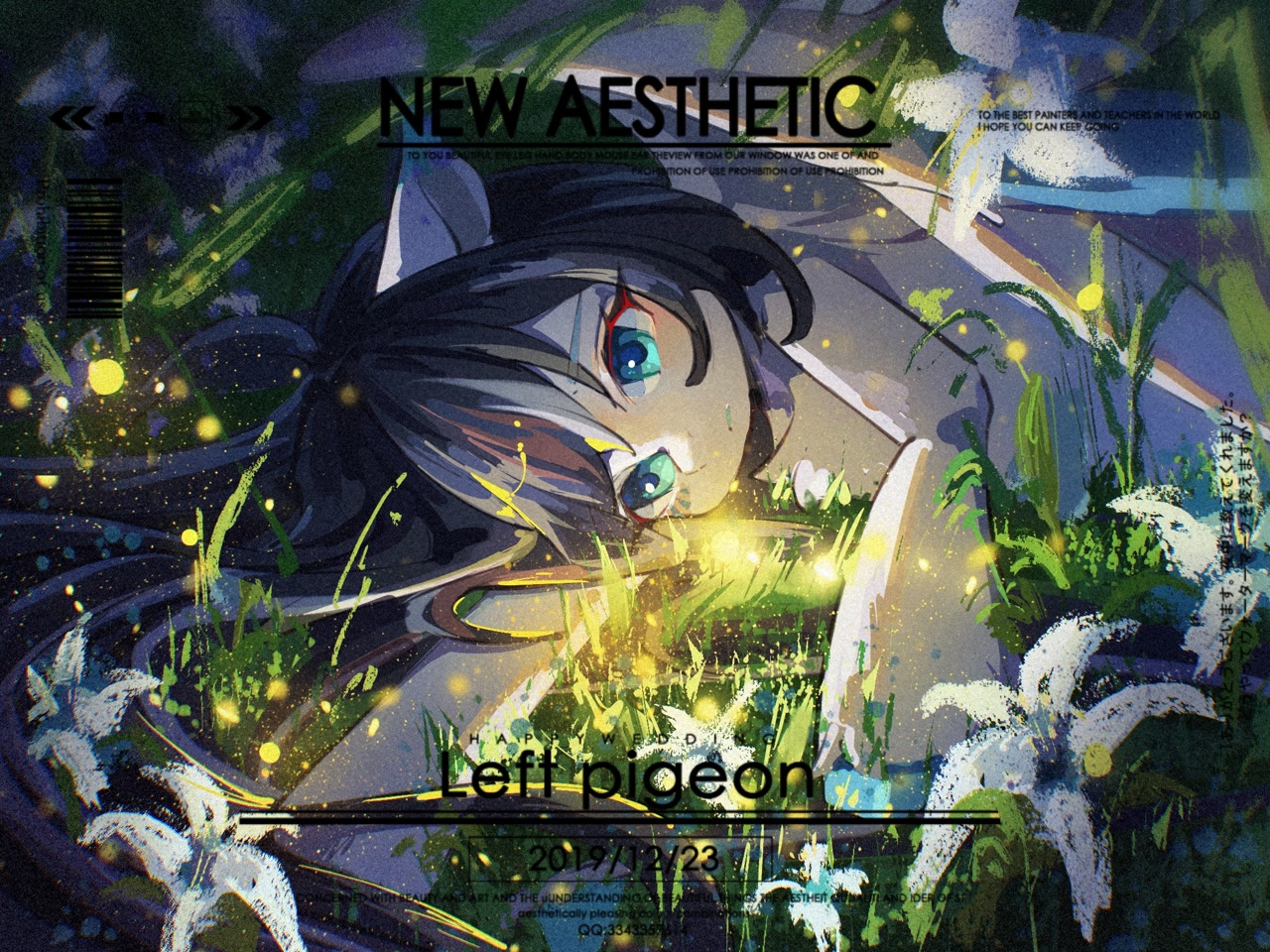 #3070348 - safe, artist:lendftcn, oc, oc only, firefly (insect), insect ...