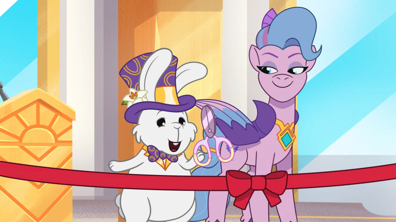 #3070492 - safe, screencap, eggmund bunny, queen haven, pegasus, pony ...