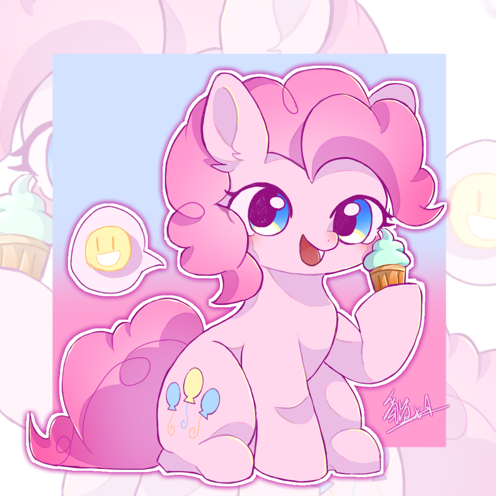 #3070786 - safe, artist:貓寻安_catder_, pinkie pie, earth pony, pony, g4 ...