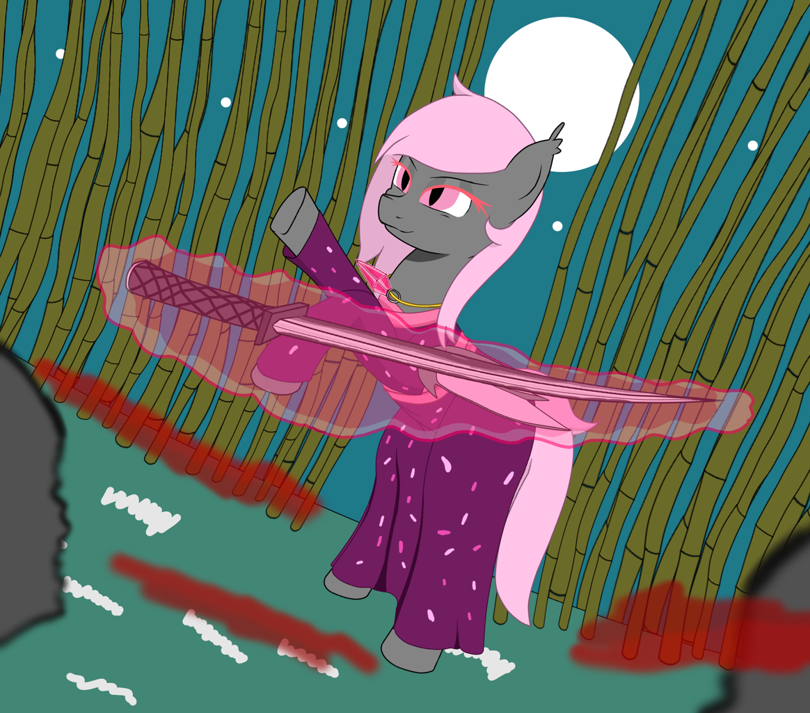 #3071883 - safe, oc, oc only, oc:落桜, bat pony, pony, bat pony oc, bat ...