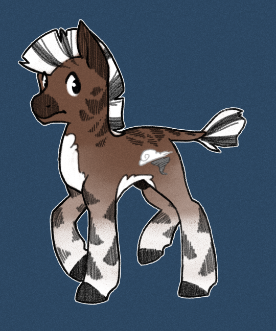 #3072474 - safe, artist:sinclair2013, oc, oc only, hybrid, zony, hybrid ...