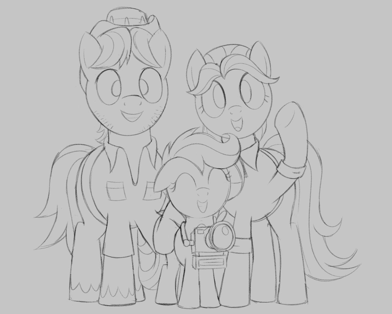 #3056215 - safe, artist:dtcx97, mane allgood, scootaloo, snap shutter ...