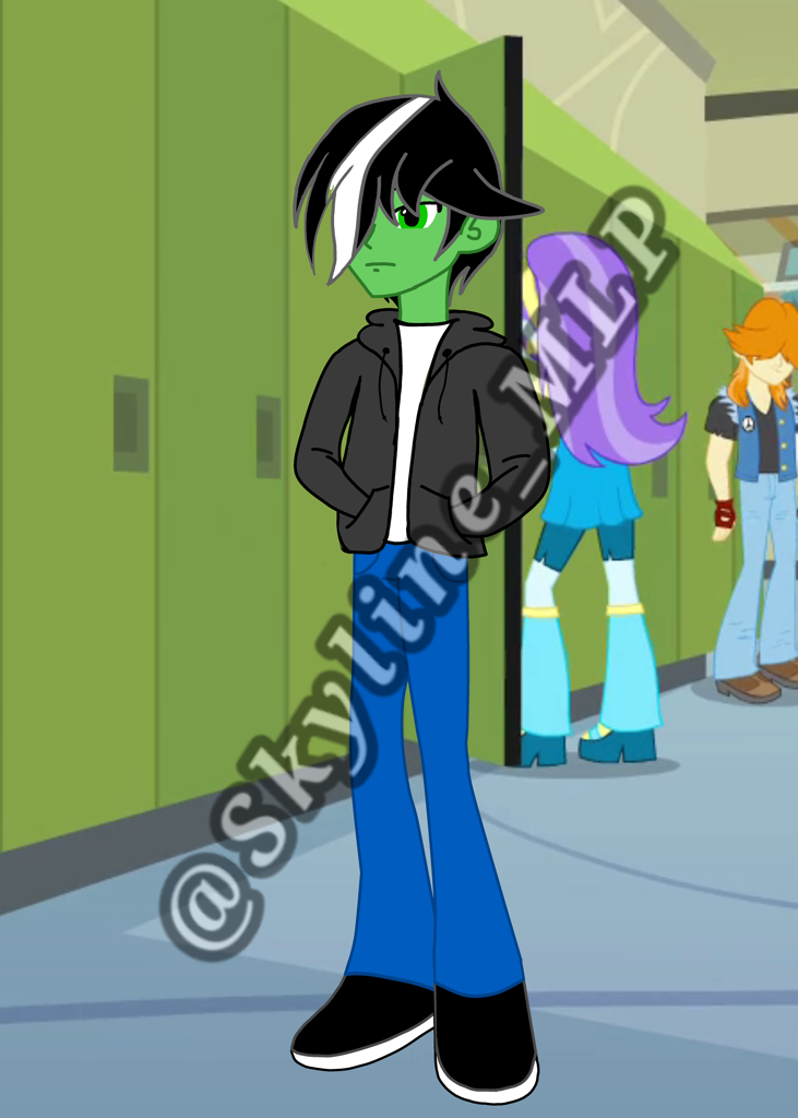 #3056315 - safe, artist:skyline-mlp, valhallen, oc, oc:skyline, human ...