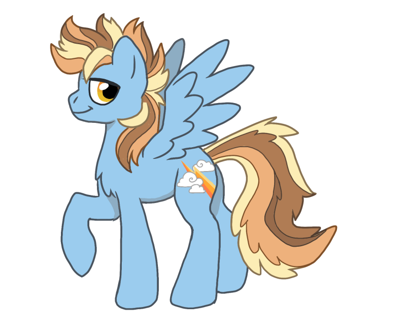 #3056454 - safe, artist:solixy406, oc, oc only, oc:cloudbreaker, pegasus, pony, male, pegasus oc ...