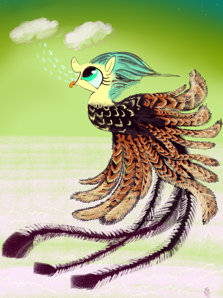 #3056500 - safe, artist:ja0822ck, pegasus, pony, bird of paradise ...