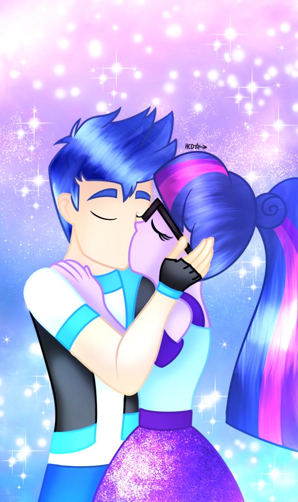 #3073006 - safe, artist:corlycolor, flash sentry, sci-twi, twilight ...