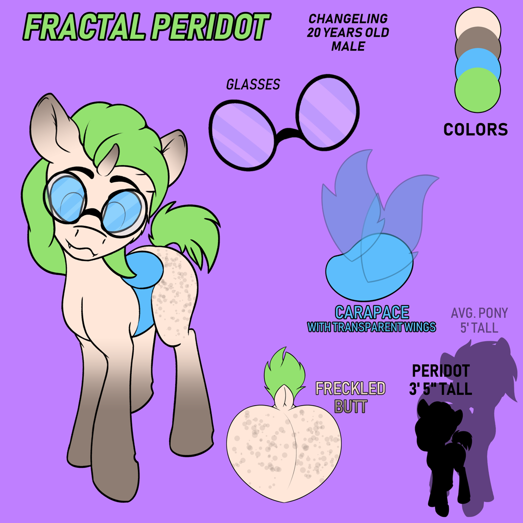 #3073519 - safe, artist:jacqueling, oc, oc only, oc:fractal peridot, changeling, albino, albino ...