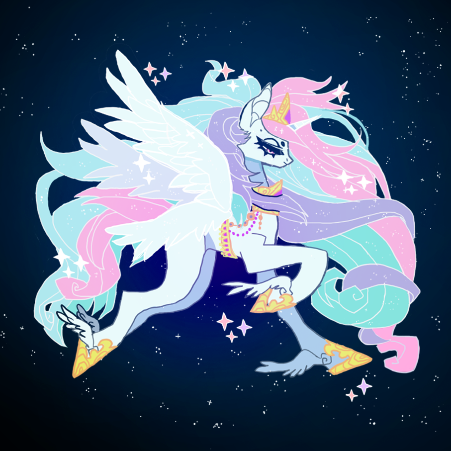 #3073760 - safe, artist:batthsalts, princess celestia, alicorn, pony ...