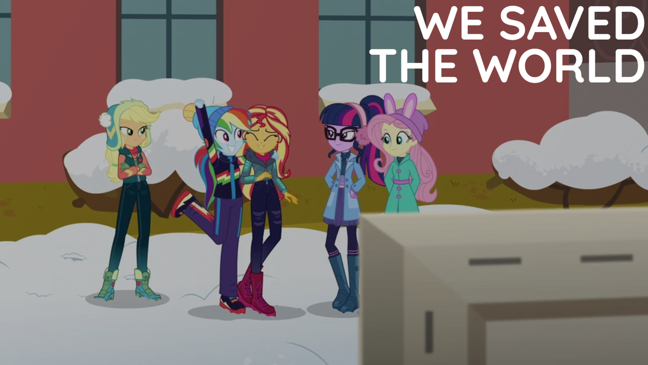 #3056822 - safe, edit, edited screencap, editor:quoterific, screencap, applejack, fluttershy ...