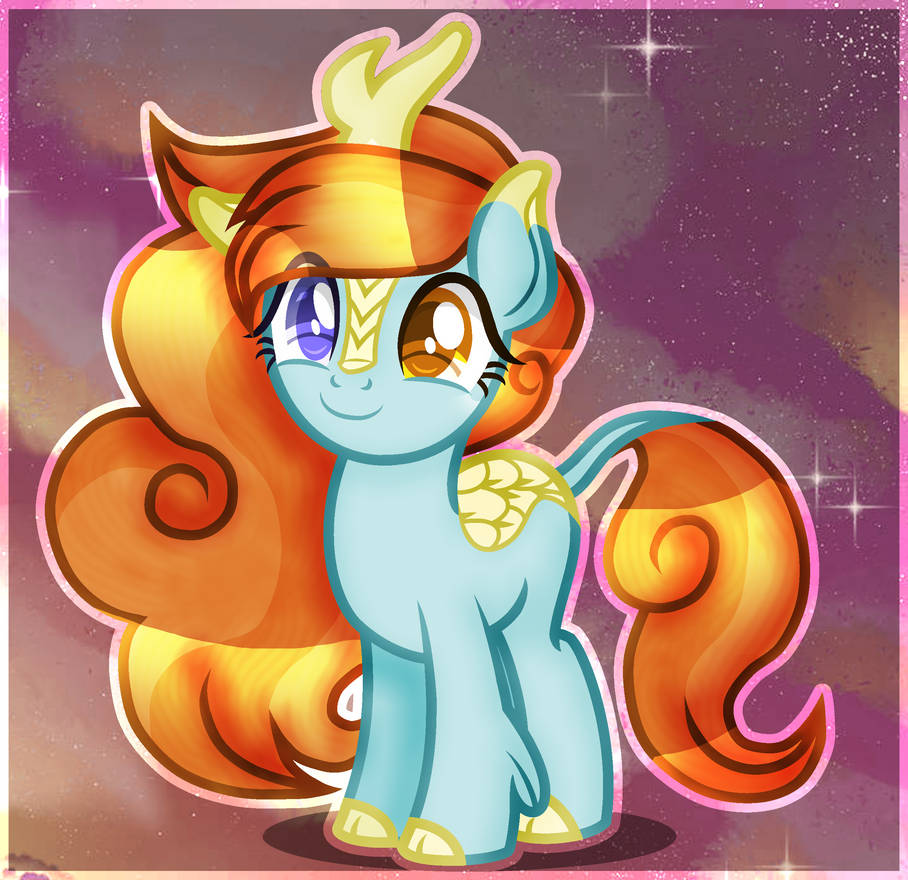 #3056948 - safe, artist:moonfluffysnow, oc, kirin, art trade, base used ...