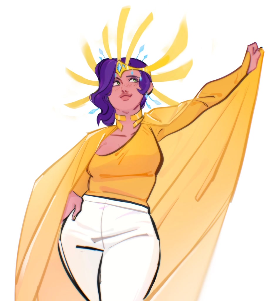 #3057359 - safe, artist:peachmichea, pipp petals, human, g5, cape ...