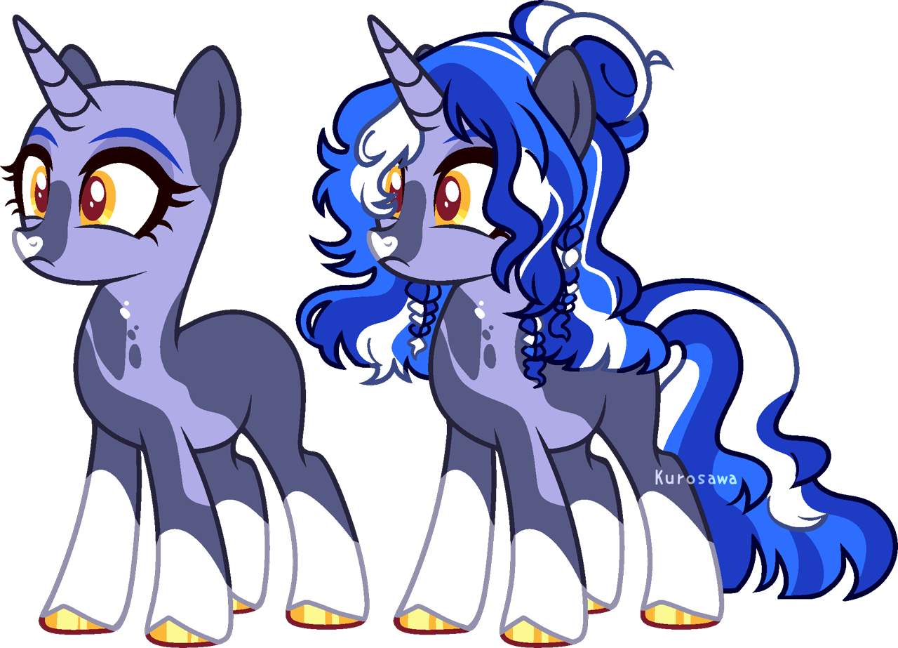 #3058941 - safe, artist:kurosawakuro, oc, oc only, unnamed oc, pony, unicorn, base used, body ...