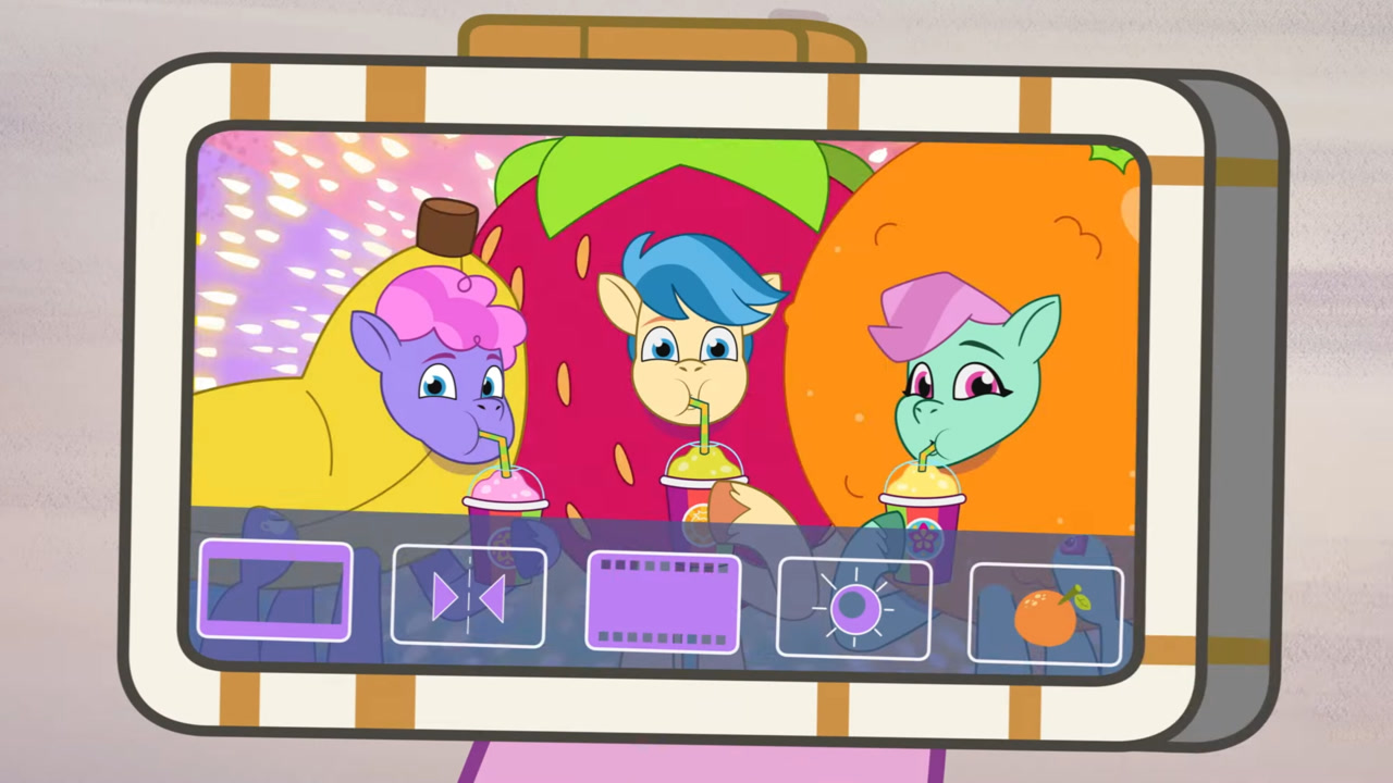 #3060247 - safe, screencap, minty skylark, ollie north, sugarpuff lilac, earth pony, pegasus ...