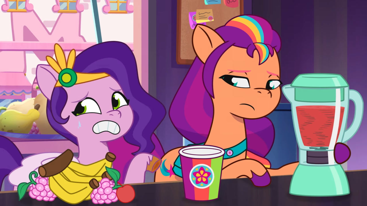 #3060302 - safe, screencap, pipp petals, sunny starscout, earth pony ...