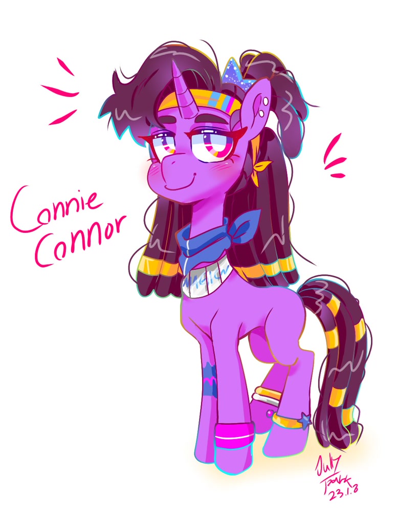 #3060348 - safe, artist:jully-park, oc, oc only, oc:connie connor, pony ...
