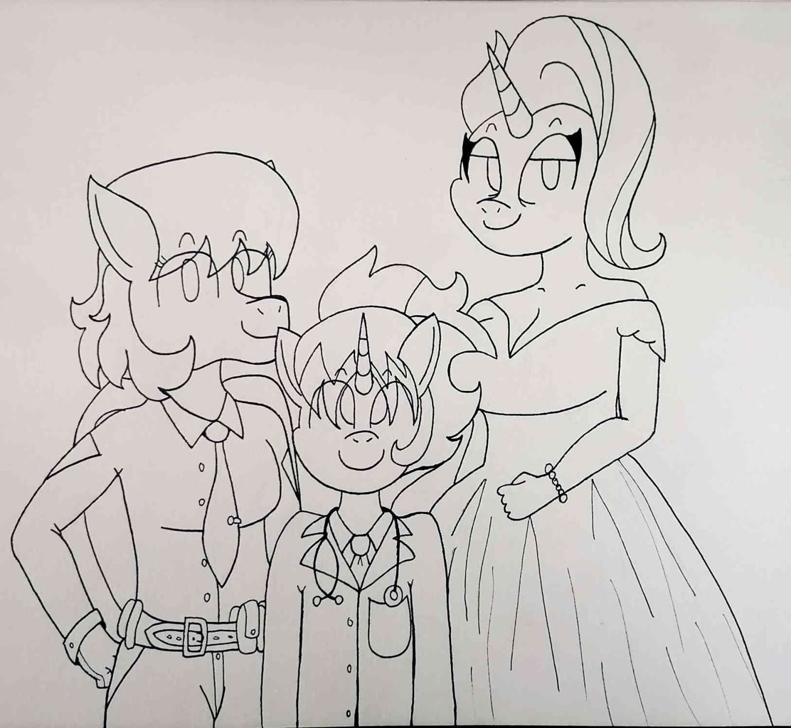 #3074500 - safe, artist:spoopygirl, oc, oc only, oc:pink hugs, oc ...