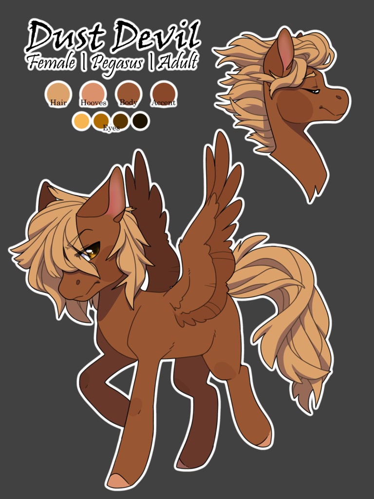 #3074551 - safe, artist:sinclair2013, oc, oc only, oc:dust devil, pegasus, pony, female, mare ...