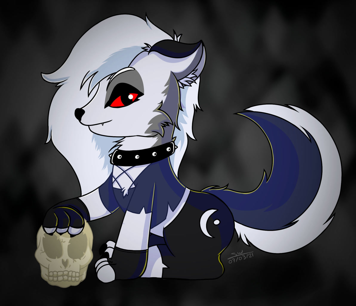 #3074700 - safe, artist:suddenwolf, demon, demon pony, hellhound, pony ...