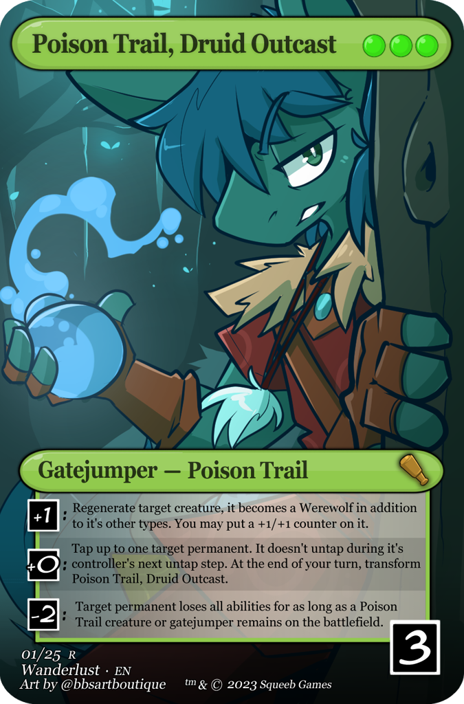 #3075603 - safe, artist:bbsartboutique, oc, oc:poison trail, earth pony ...