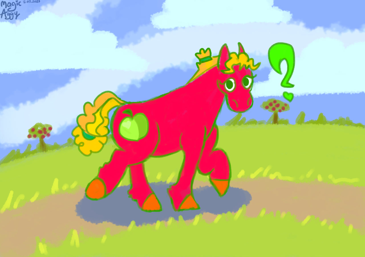 #3075681 - safe, artist:magic-aggy, big macintosh, earth pony, pony ...
