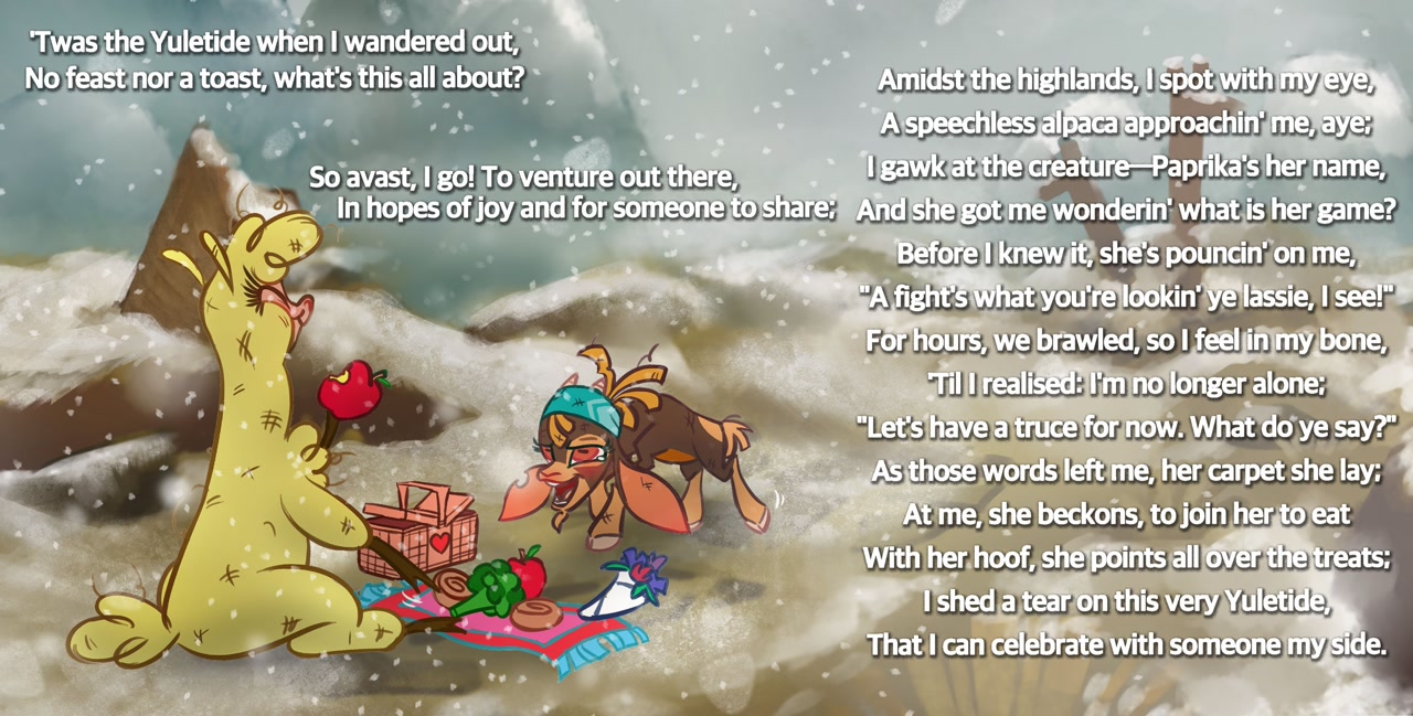 #3075722 - safe, artist:beherelongtime, paprika (tfh), shanty (tfh ...