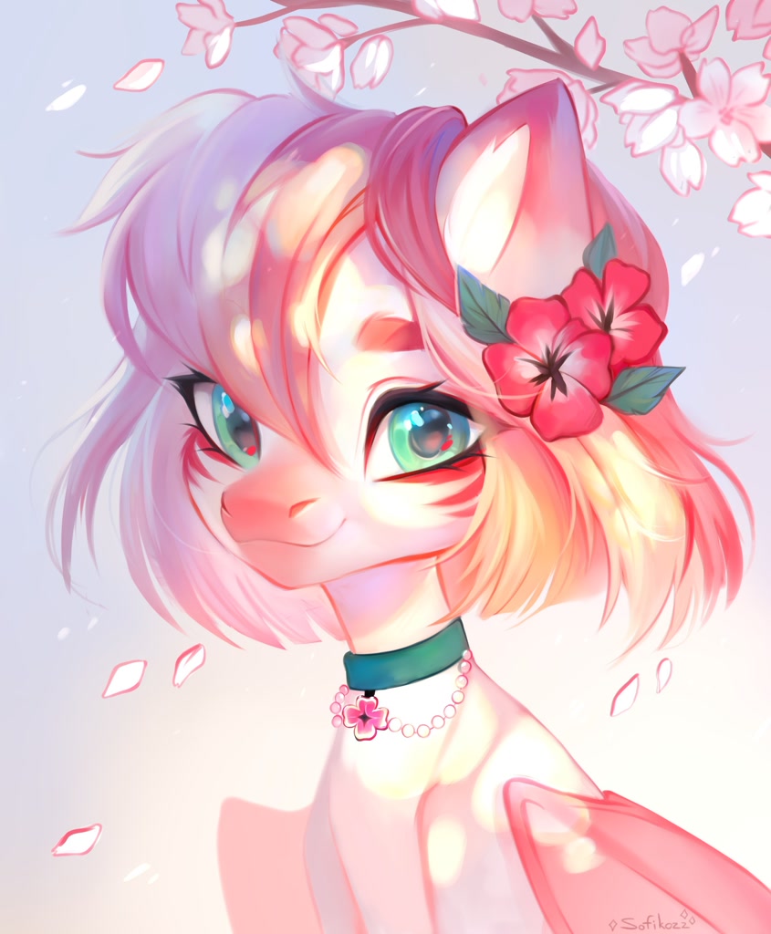 #3076224 - safe, alternate version, artist:sofiko-ko, oc, oc:silver glow, bat pony, pony, bat ...