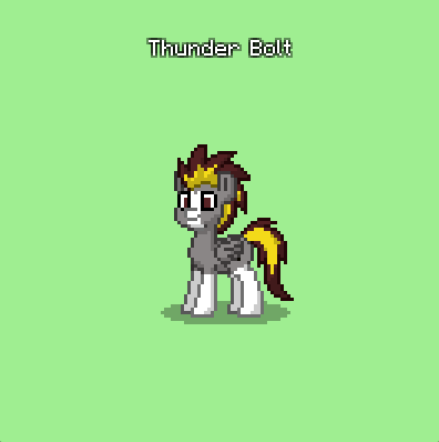#3077049 - safe, screencap, oc, oc only, oc:thunder bolt, pegasus, pony ...