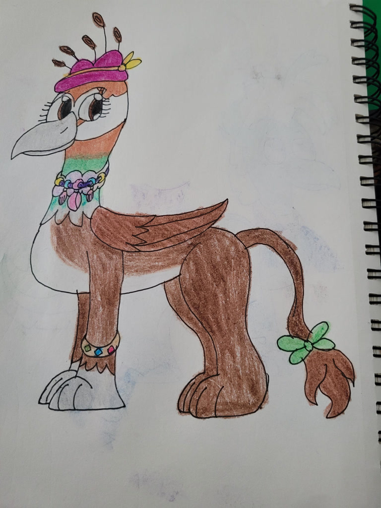 #3077188 - safe, artist:mintwhistle, part of a set, oc, oc only, oc:princess gemma, bird ...