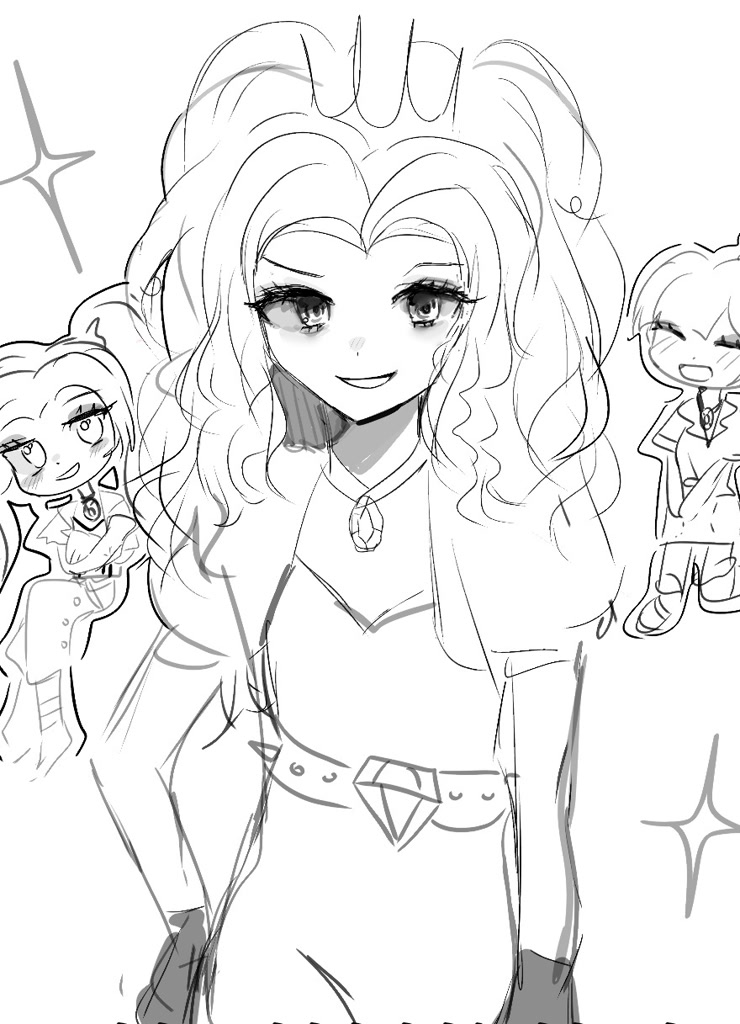 #3077198 - safe, artist:angel_bunny18, adagio dazzle, aria blaze ...