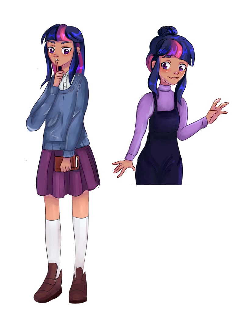 #3077585 - safe, artist:starlet_black_, twilight sparkle, human, female ...