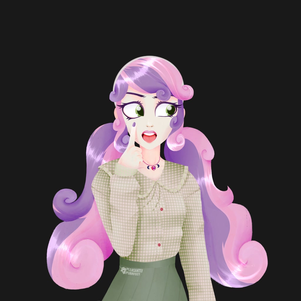 #3078109 - safe, artist:pleasantlypony, sweetie belle, human, g4 ...