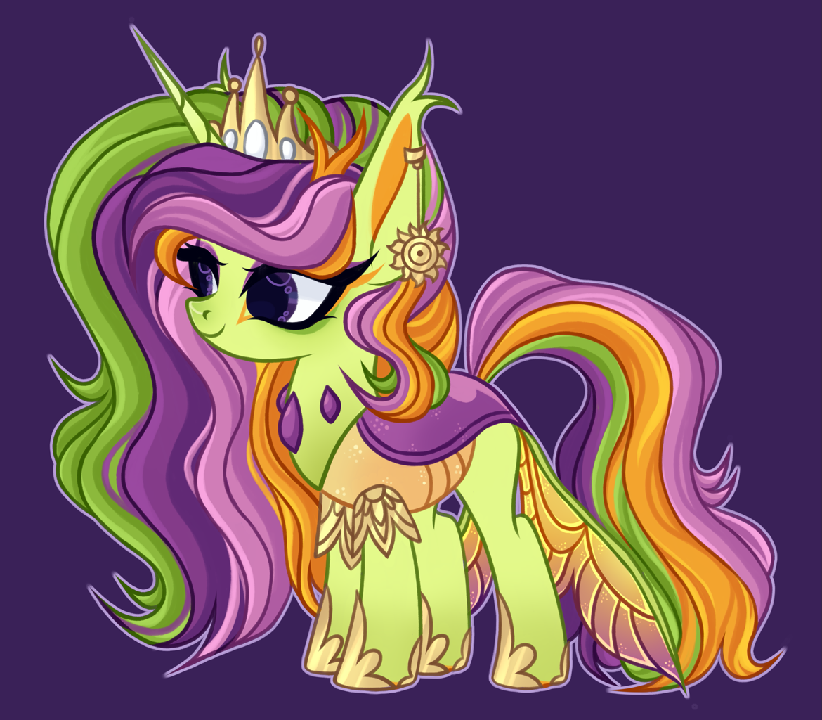 #3078345 - safe, artist:justsadluna, oc, oc only, changedling ...