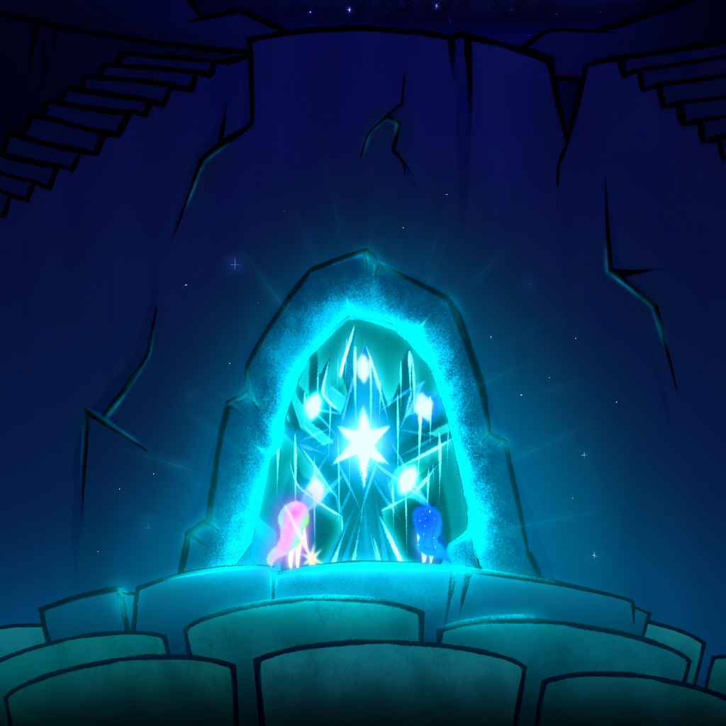 #3105826 - safe, artist:deroach, princess celestia, princess luna, tree ...