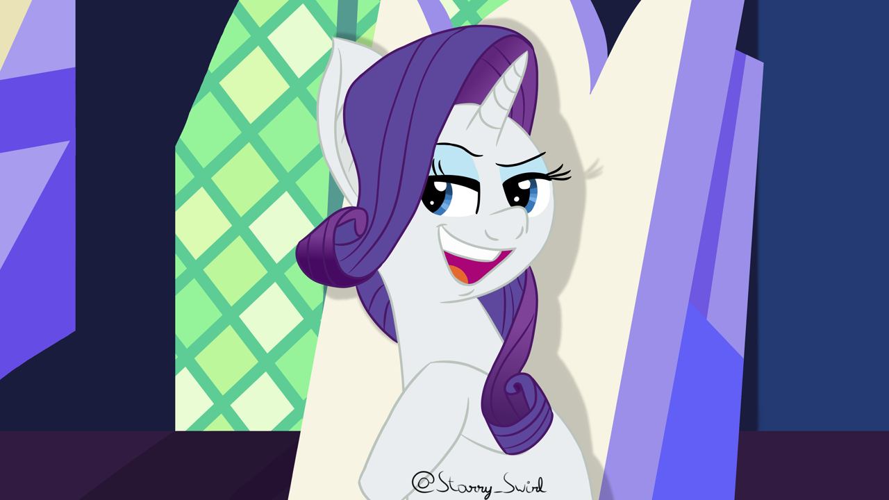 #3107076 - safe, artist:starry swirl, rarity, pony, unicorn, g4 ...