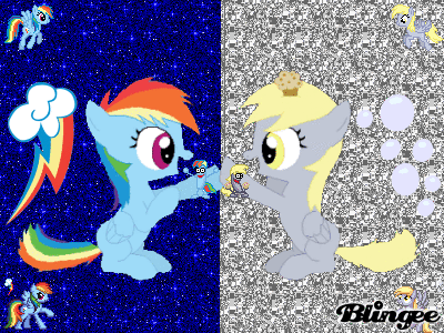 #3107768 - safe, derpy hooves, rainbow dash, pony, g4, animated ...