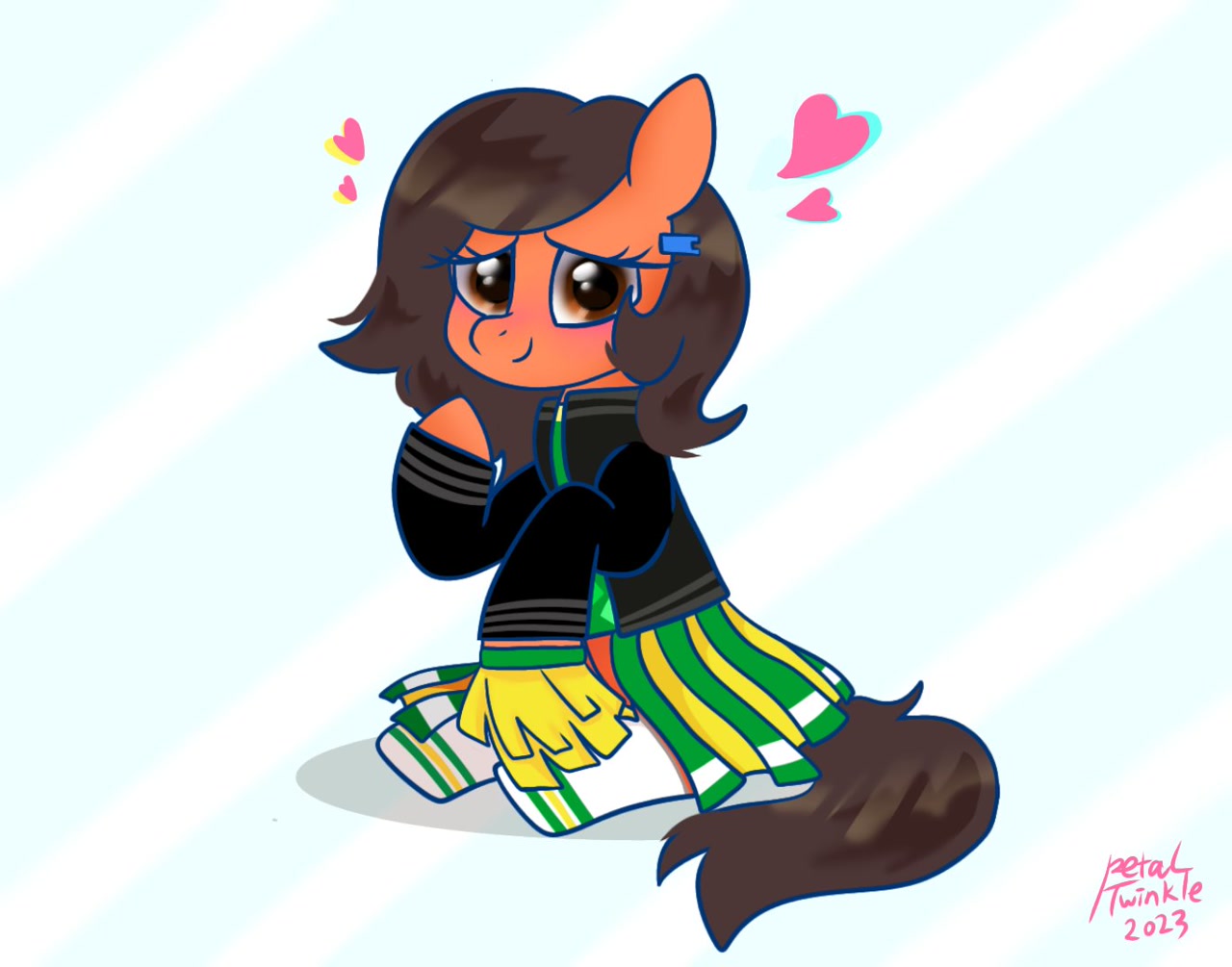 #3108484 - safe, artist:petaltwinkle, oc, oc only, oc:robertapuddin ...