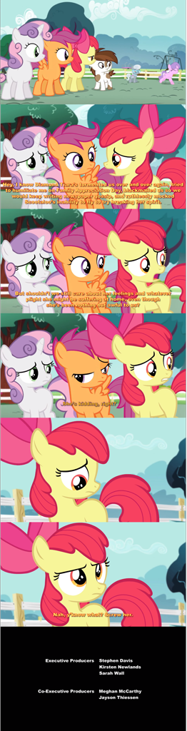 #3109400 - safe, edit, edited screencap, screencap, apple bloom ...
