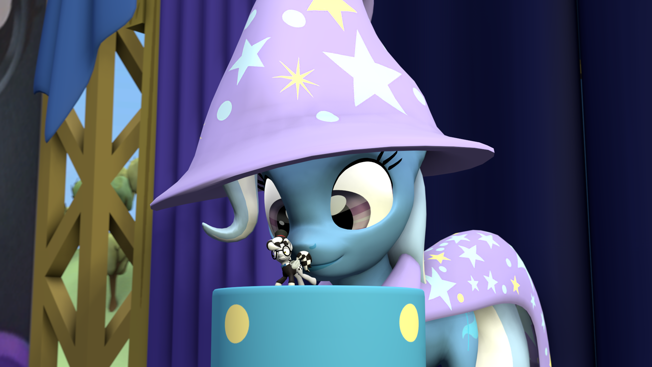 #3109408 - safe, artist:jeroen01, trixie, oc, oc:checkerboard, pegasus ...