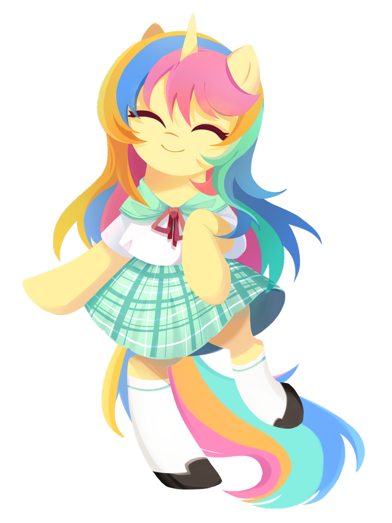 #3109706 - safe, artist:ely亚兔子, oc, oc only, oc:lemon, pony, unicorn ...