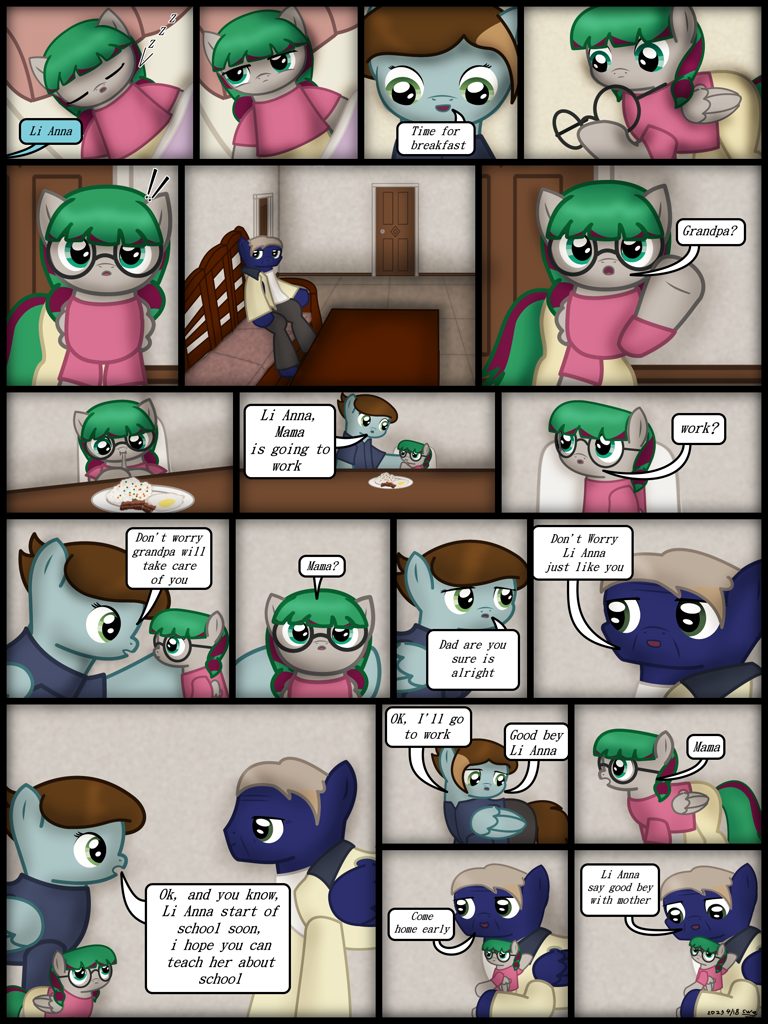 #3109786 - safe, artist:99999999000, oc, oc only, oc:chen lifan, oc:li anna, pegasus, pony ...