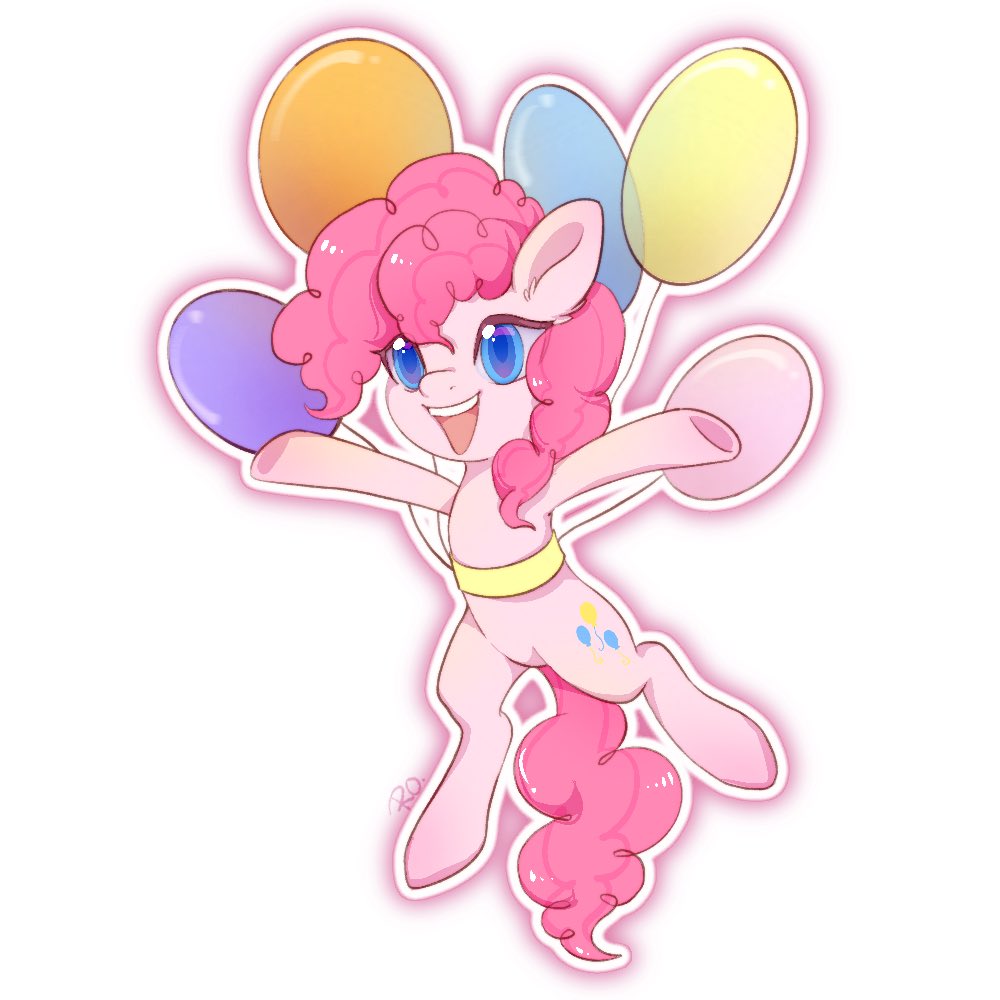 #3078404 - safe, artist:helomer0127, artist:ling_ovo0127, pinkie pie ...