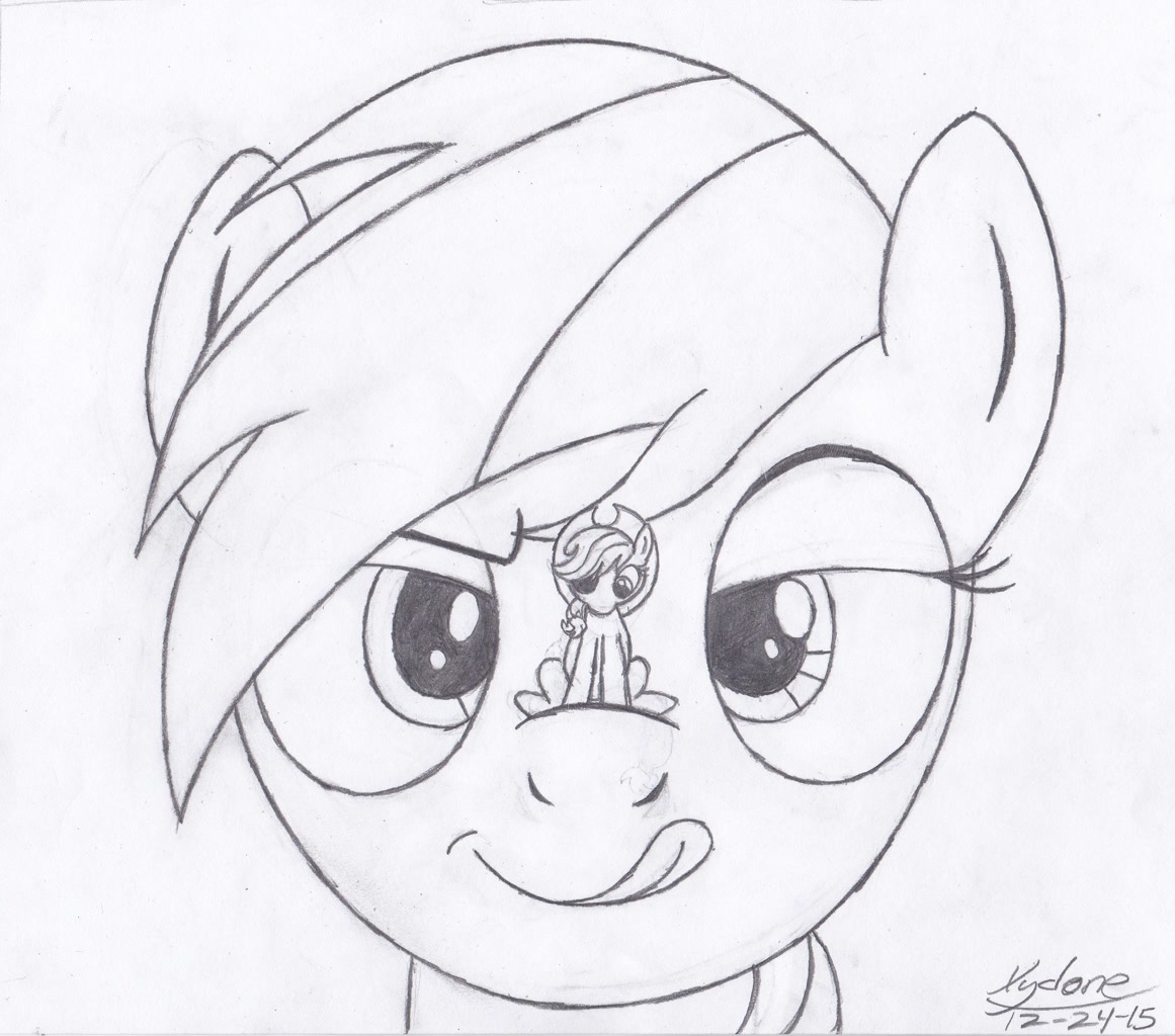 #3078406 - safe, artist:xyclone, applejack, rainbow dash, earth pony ...