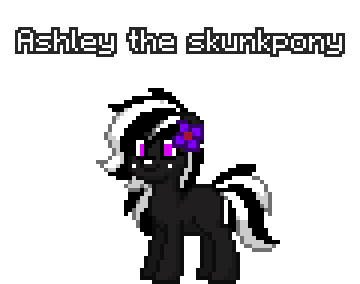 #3078942 - safe, artist:kittykat, oc, oc:ashley, skunk, skunk pony ...