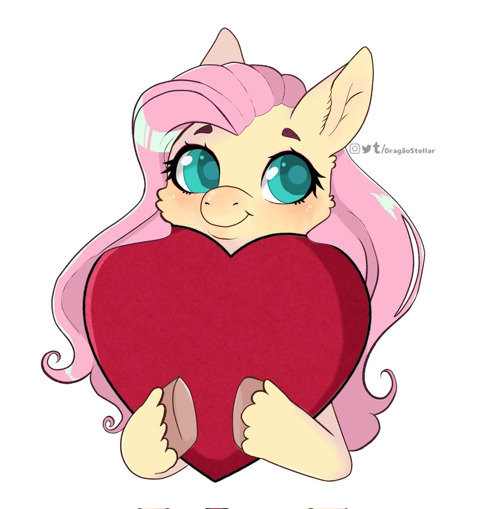 #3114096 - safe, artist:lululaozi, fluttershy, pegasus, pony, g4 ...