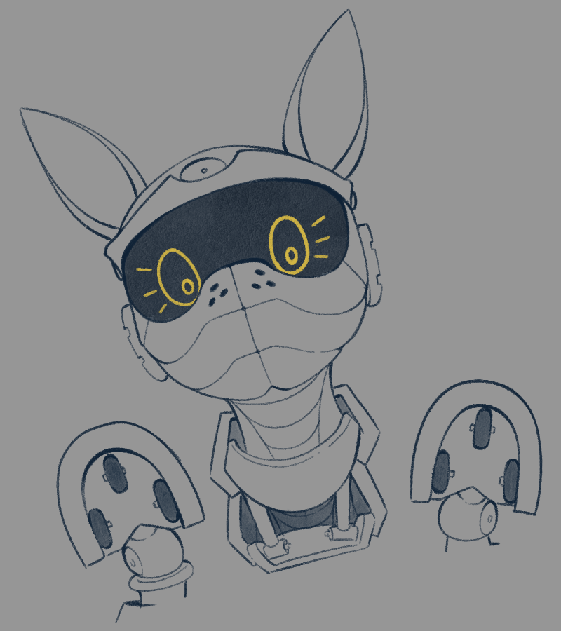 #3114402 - safe, artist:stray prey, oc, oc only, oc:runtime, pony, robot, robot pony, solo ...