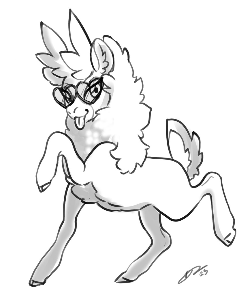 #3115717 - safe, artist:opalacorn, oc, oc only, deer, reindeer, them's ...