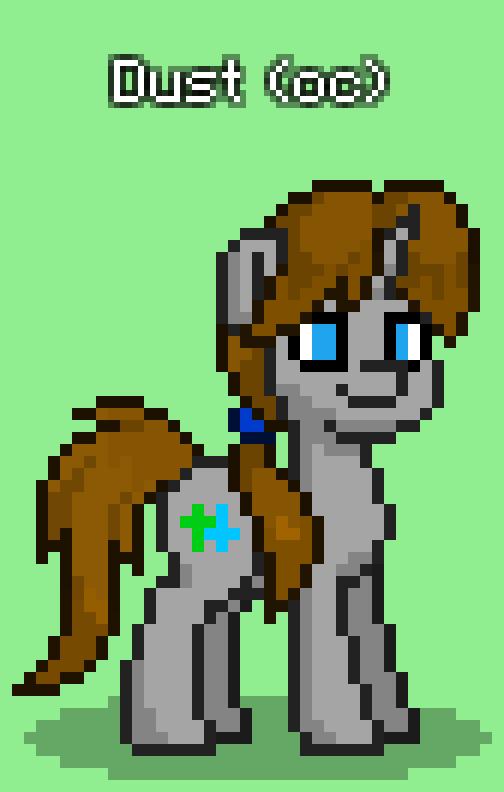 #3116037 - safe, oc, oc only, oc:dust, pony, unicorn, pony town, green ...